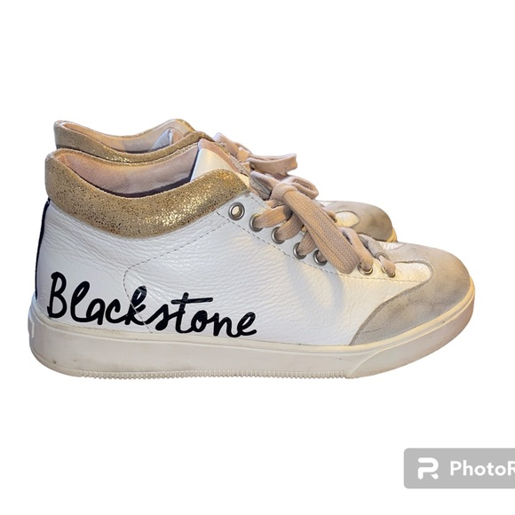 Blackstone | Shoes | Blackstone White Rose Cameo Sneaker | Poshmark